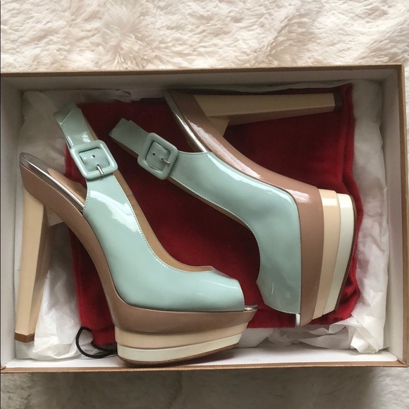 Christian Louboutin | Shoes | Christian Louboutin Ice Blue Platform ...